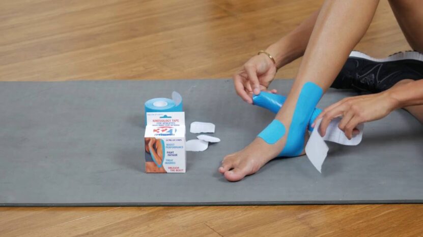 How To Strap An Ankle With Kinesiology Tape Optimize Your Recovery